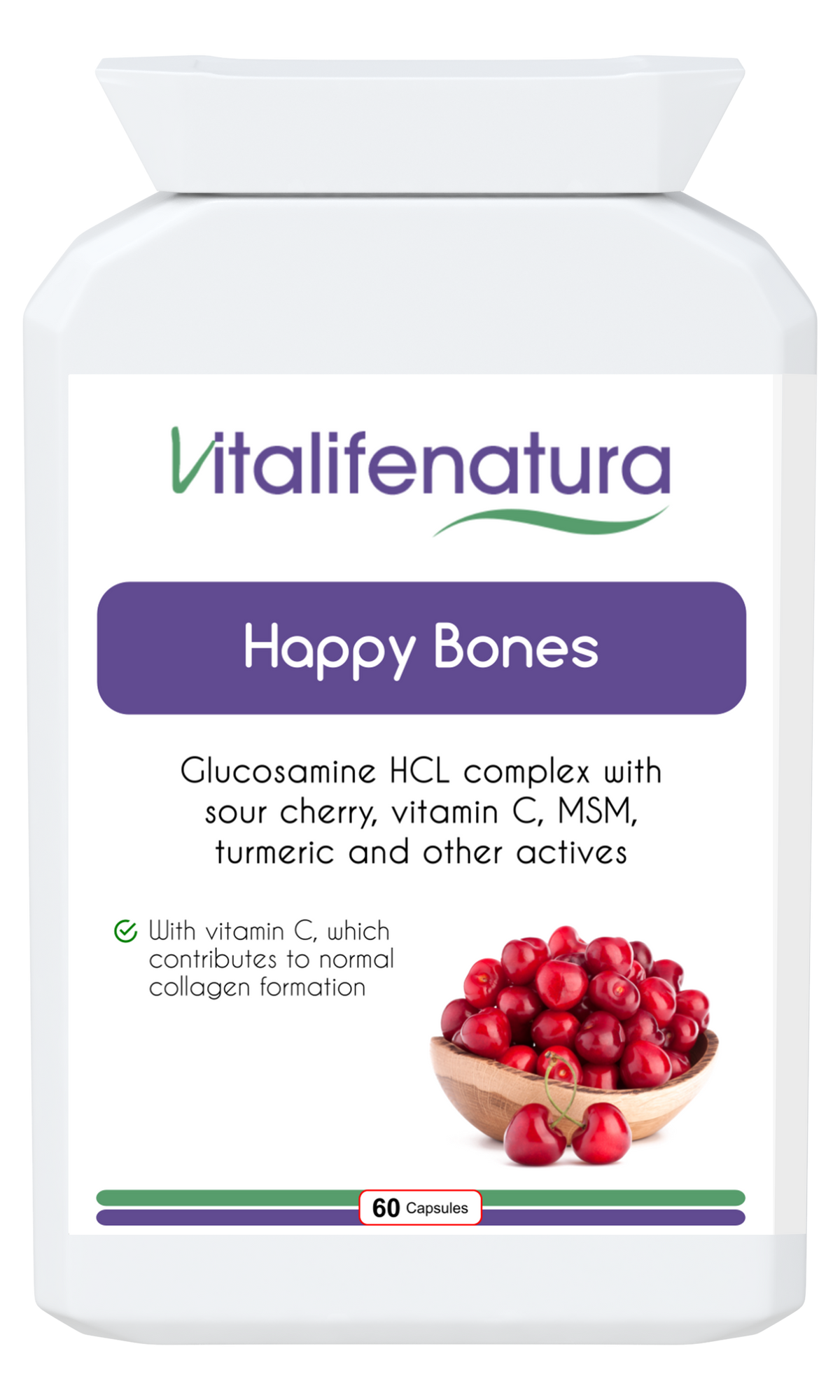 Happy Bones 60 Capsules — Vitalifenatura