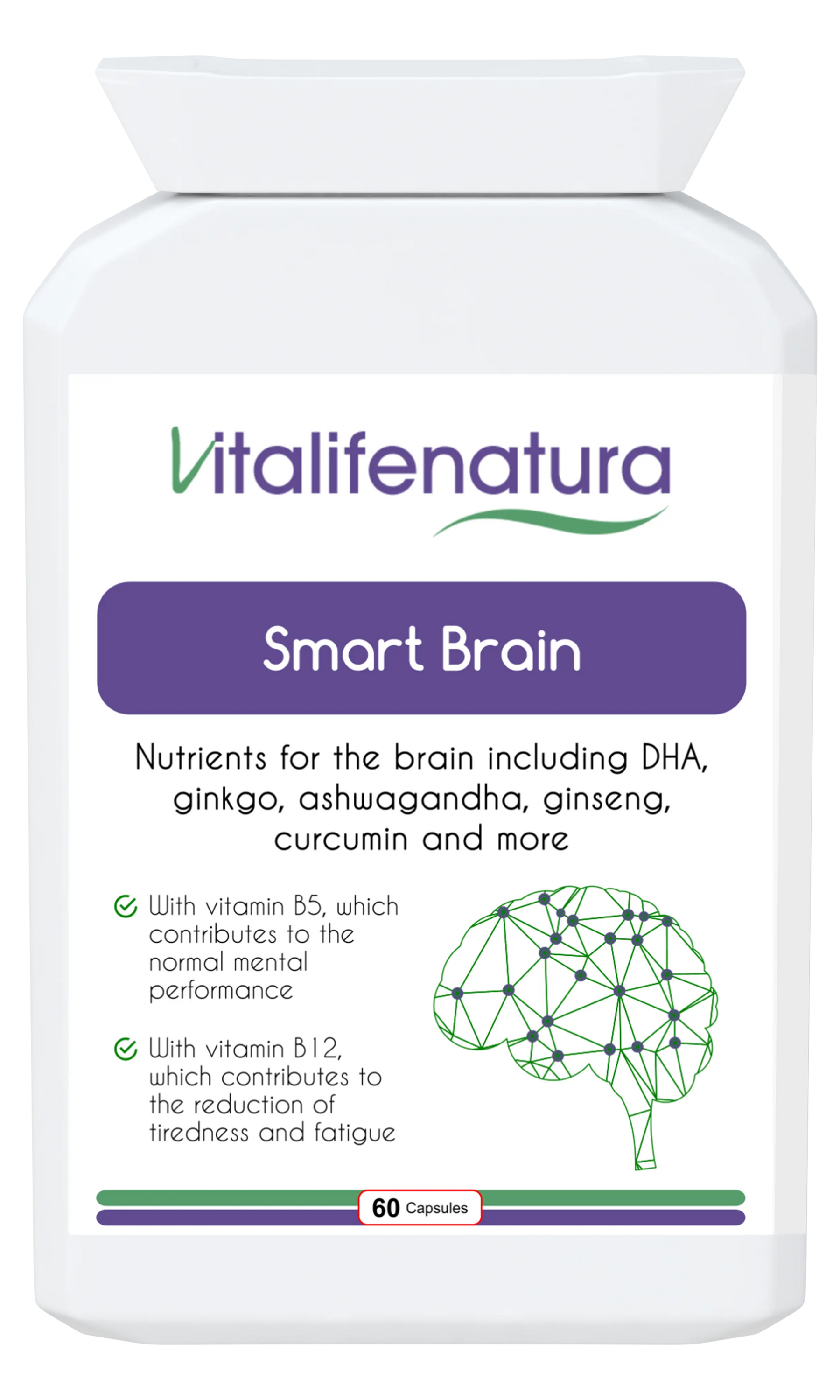 Smart Brain 60 Capsules — Vitalifenatura