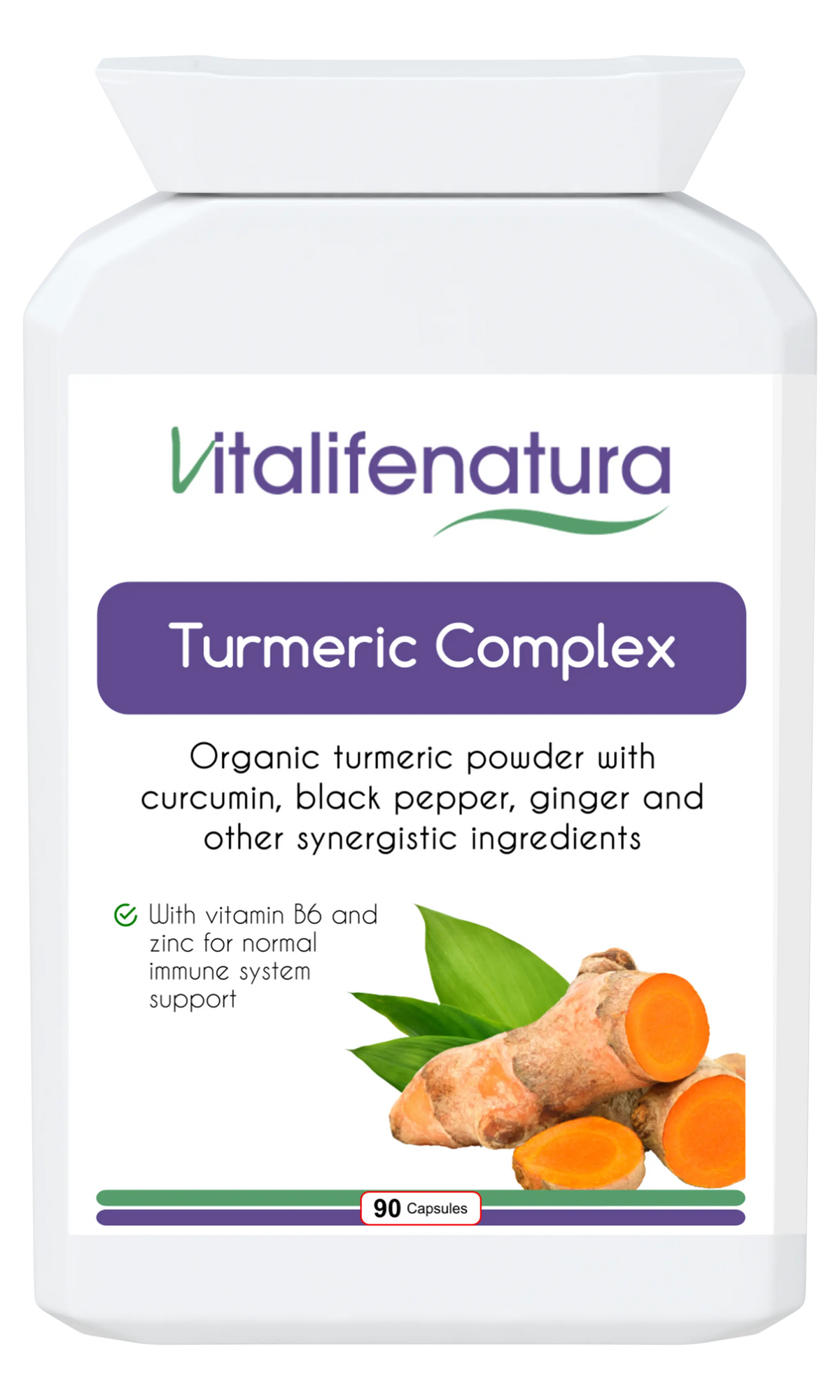 Turmeric Complex 90 Capsules — Vitalifenatura